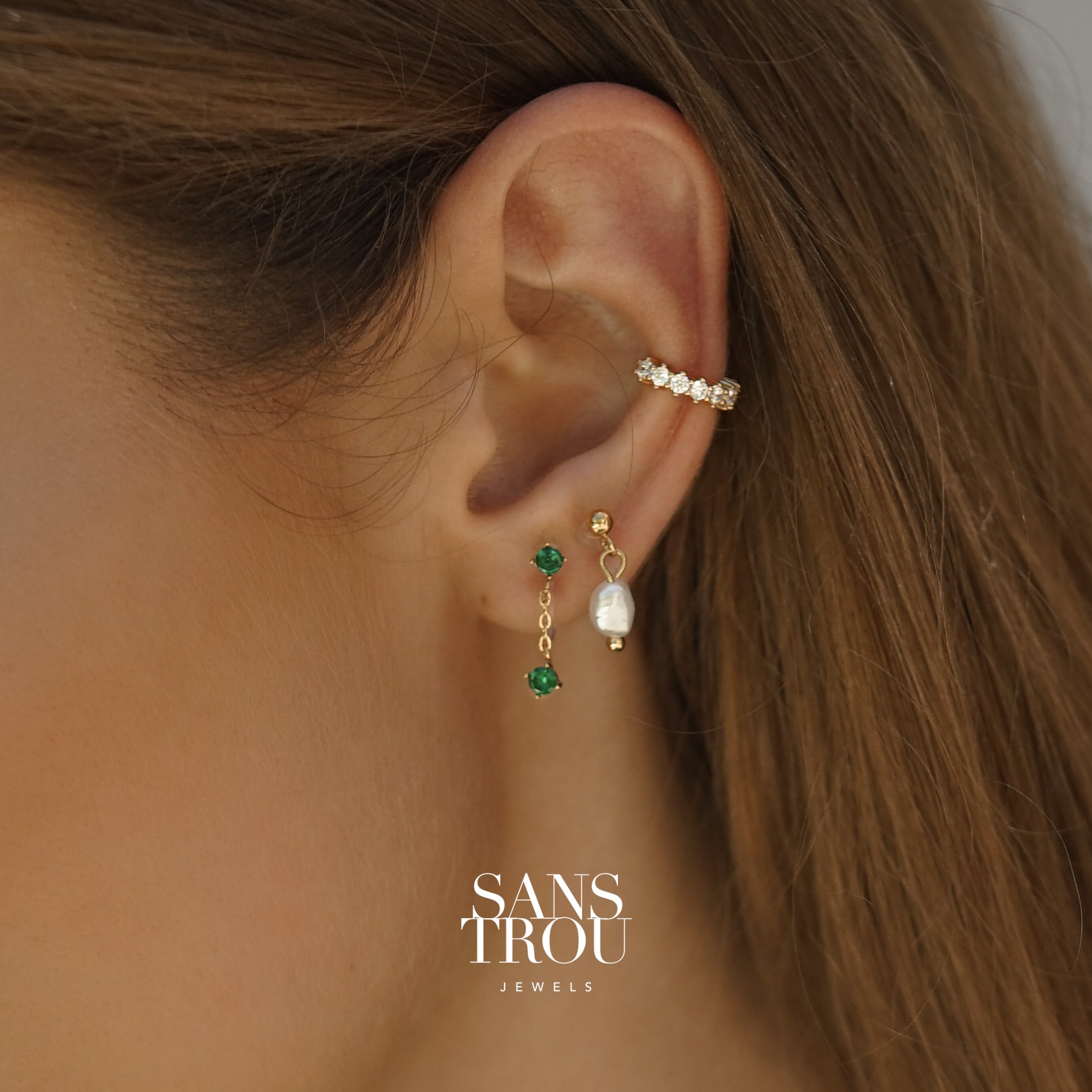 Bellona Clip-On Earrings – SANS TROU