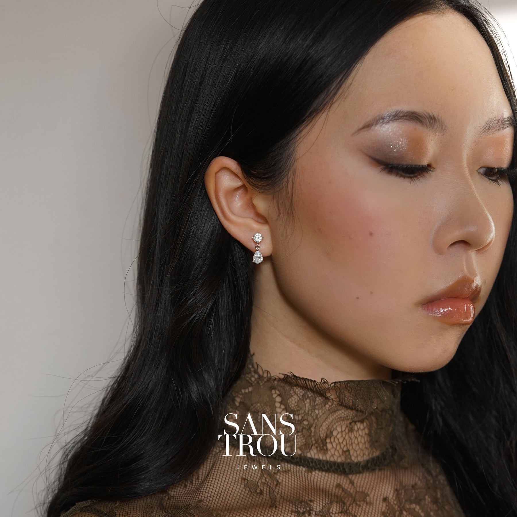 Zola Earrings - Silver - Pierced – SANS TROU