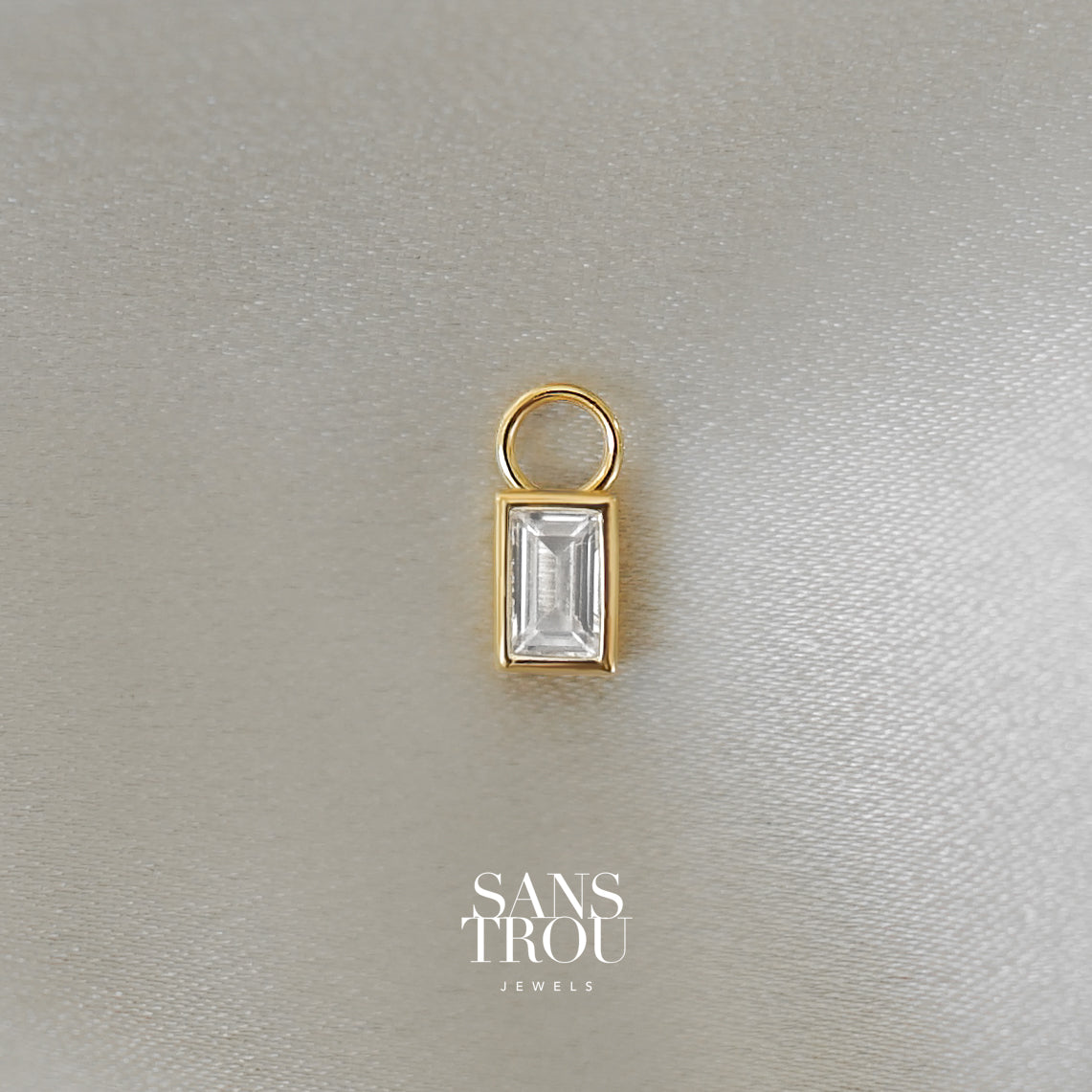 Ambre Hoop Charm - Single – SANS TROU